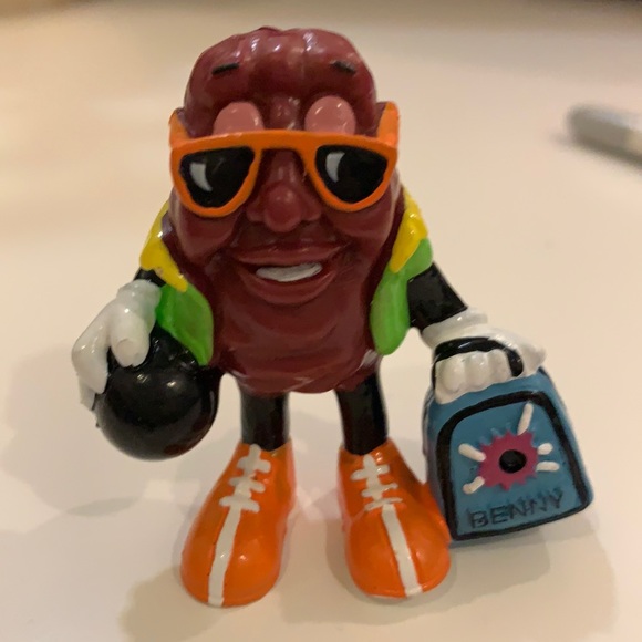 hardees | Toys | 3 Vintage California Raisin Benny Bowling Bundle Only ...